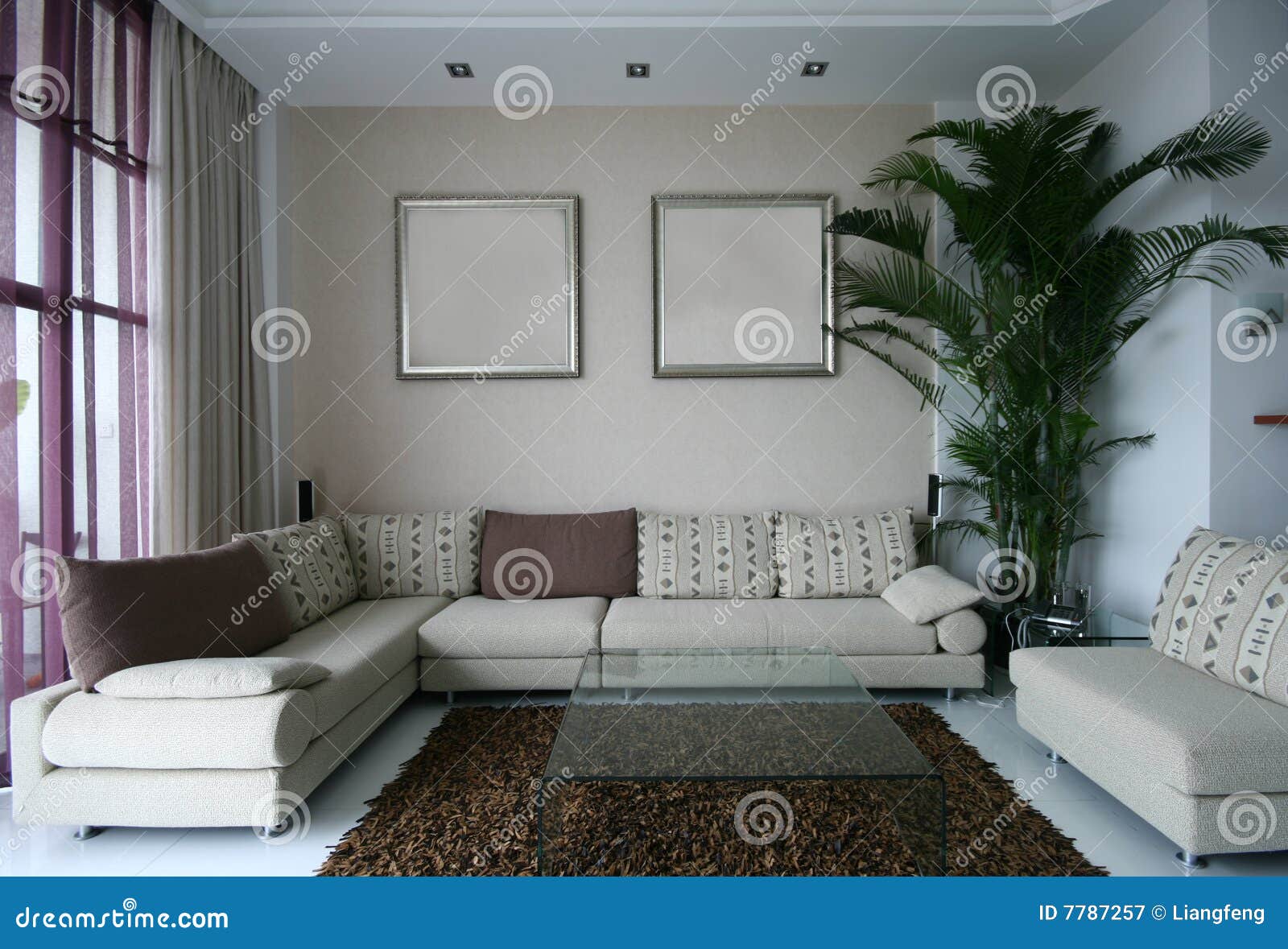 Good room decoration stock image. Image of table, living - 7787257