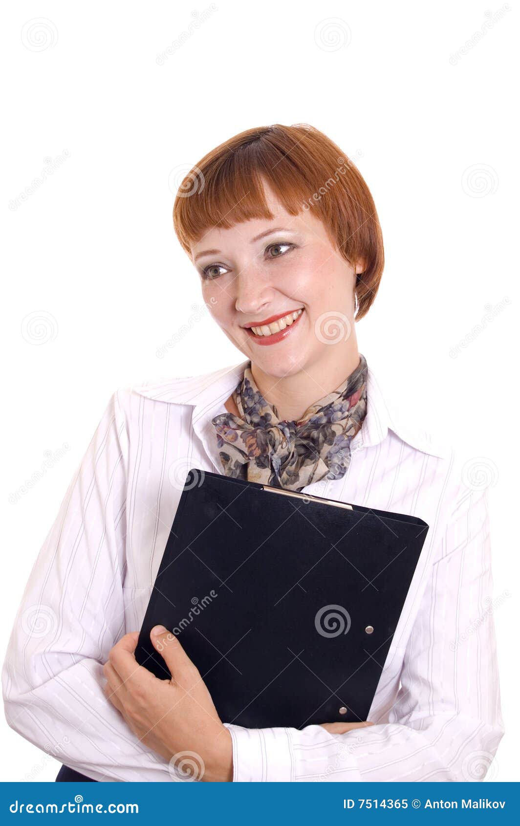 Good secretary stock image. Image of isolated, manager - 7514365