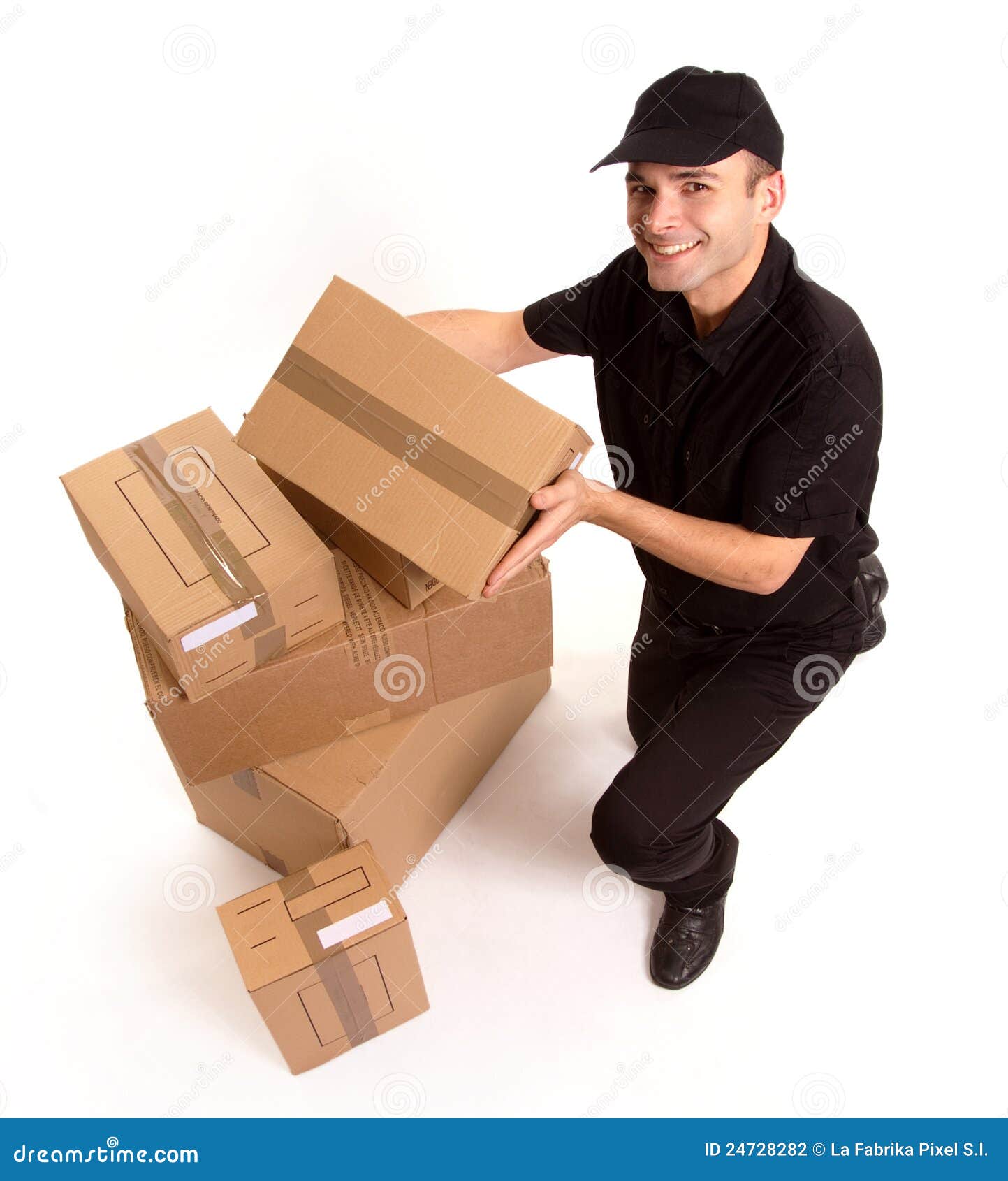 Good service stock photo. Image of cardboard, pile, brown - 24728282