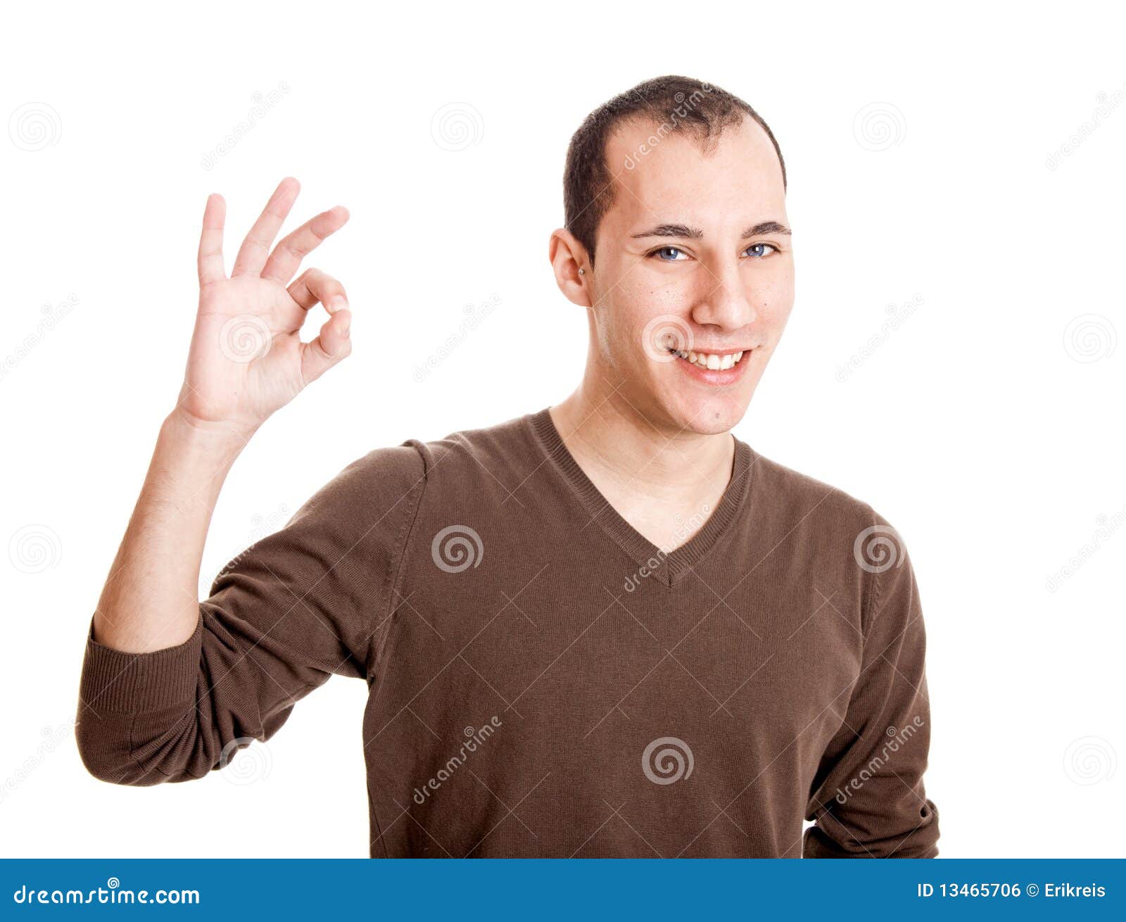 Good Sign stock photo. Image of happiness, adult, expression - 13465706