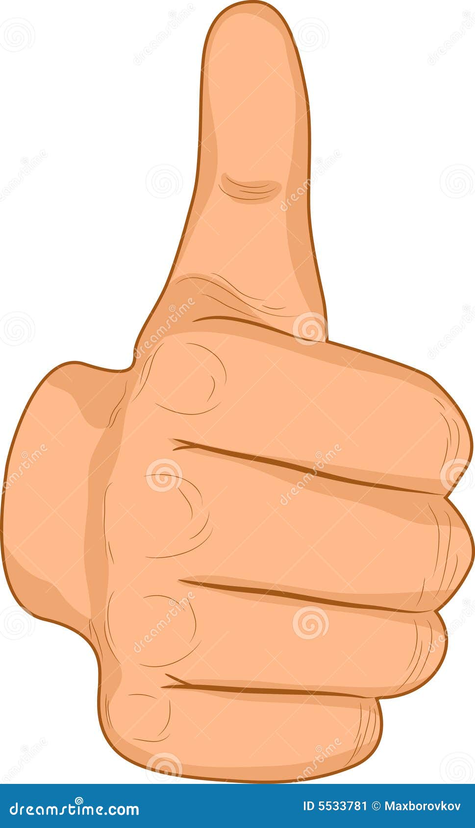 Good sign. stock vector. Illustration of shadow, signal - 5533781