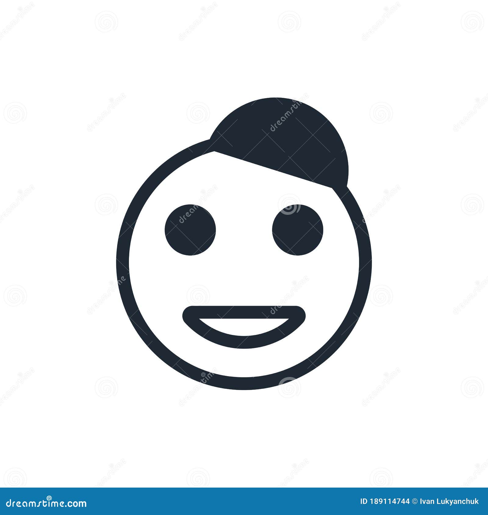 Good smile icon stock vector. Illustration of offer - 189114744