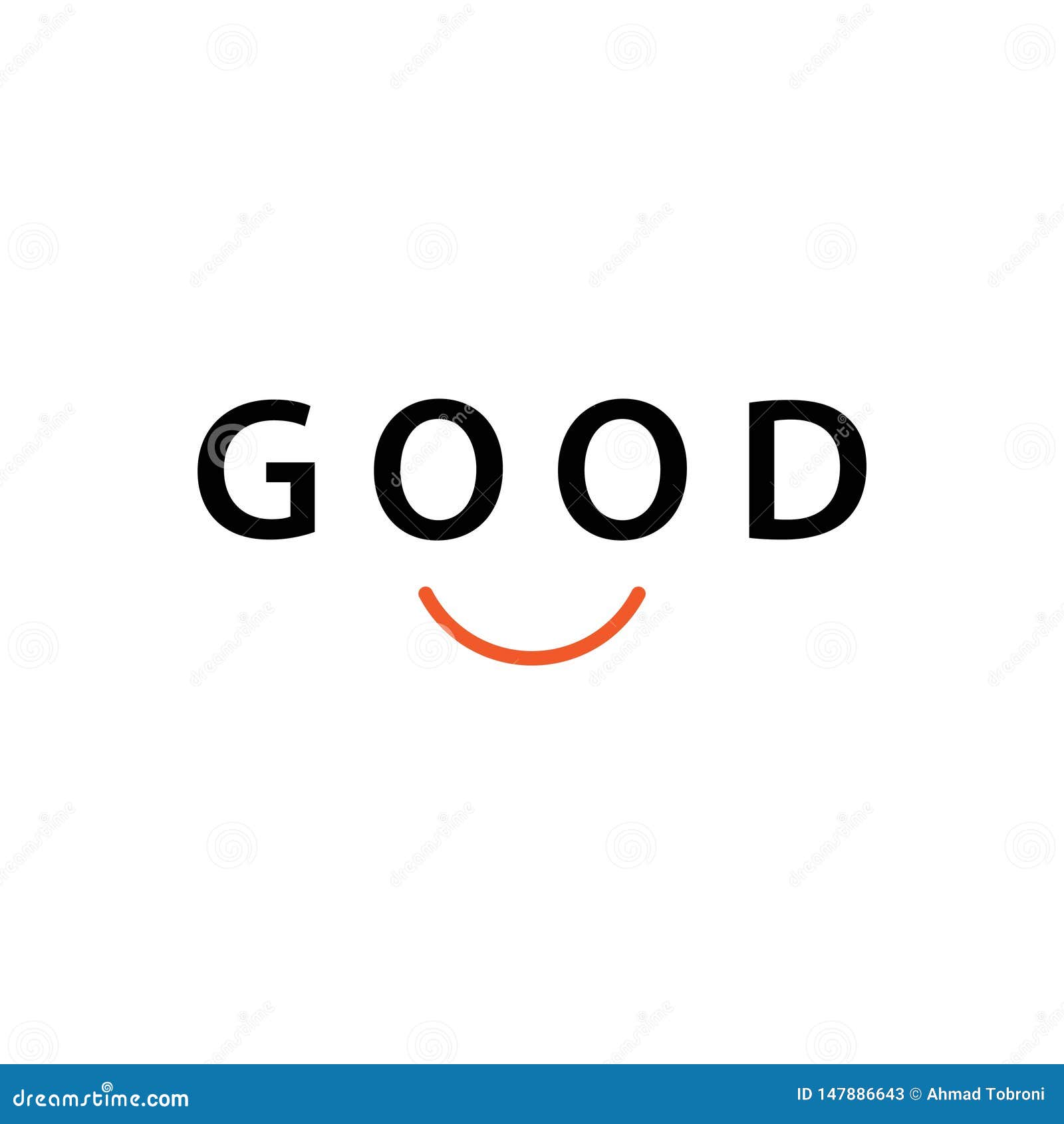Good Smile Vector Template Design Illustration Stock Vector ...