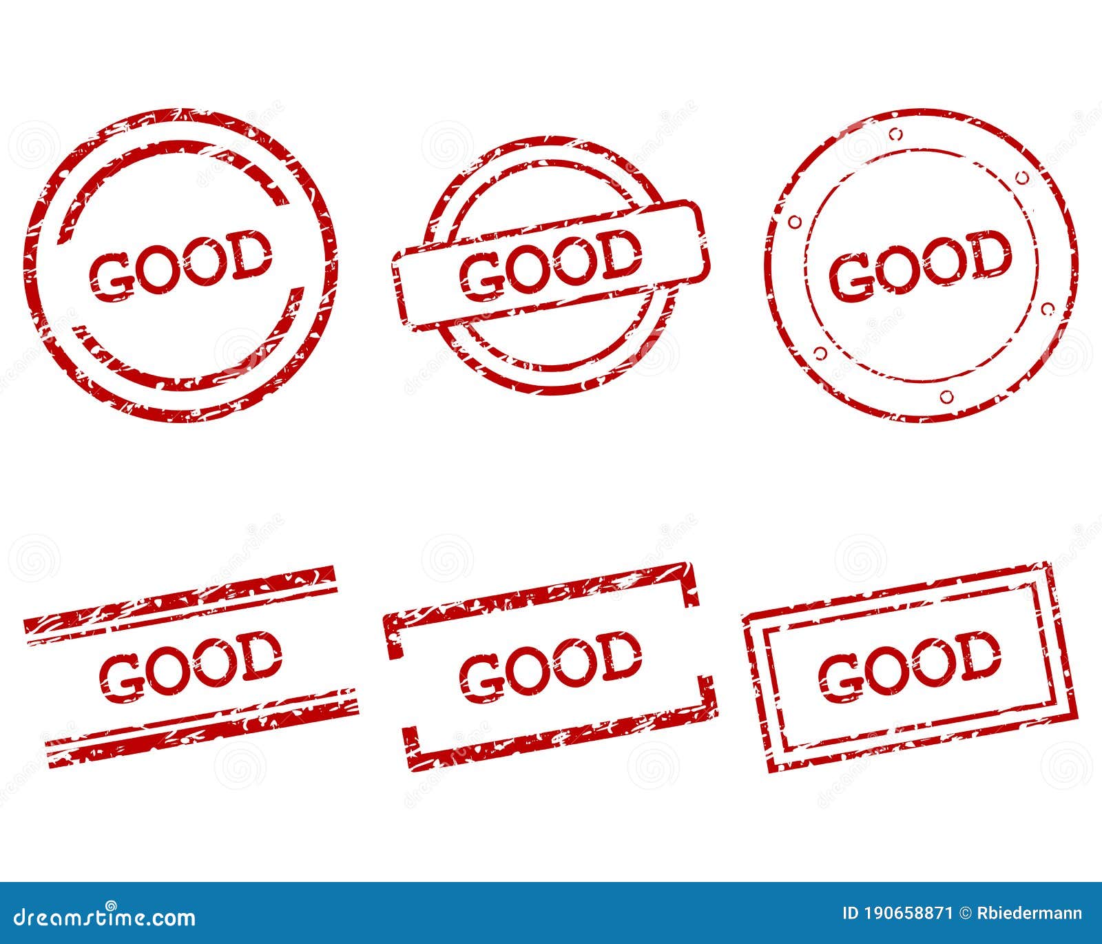 Good stamps stock illustration. Illustration of seal - 190658871