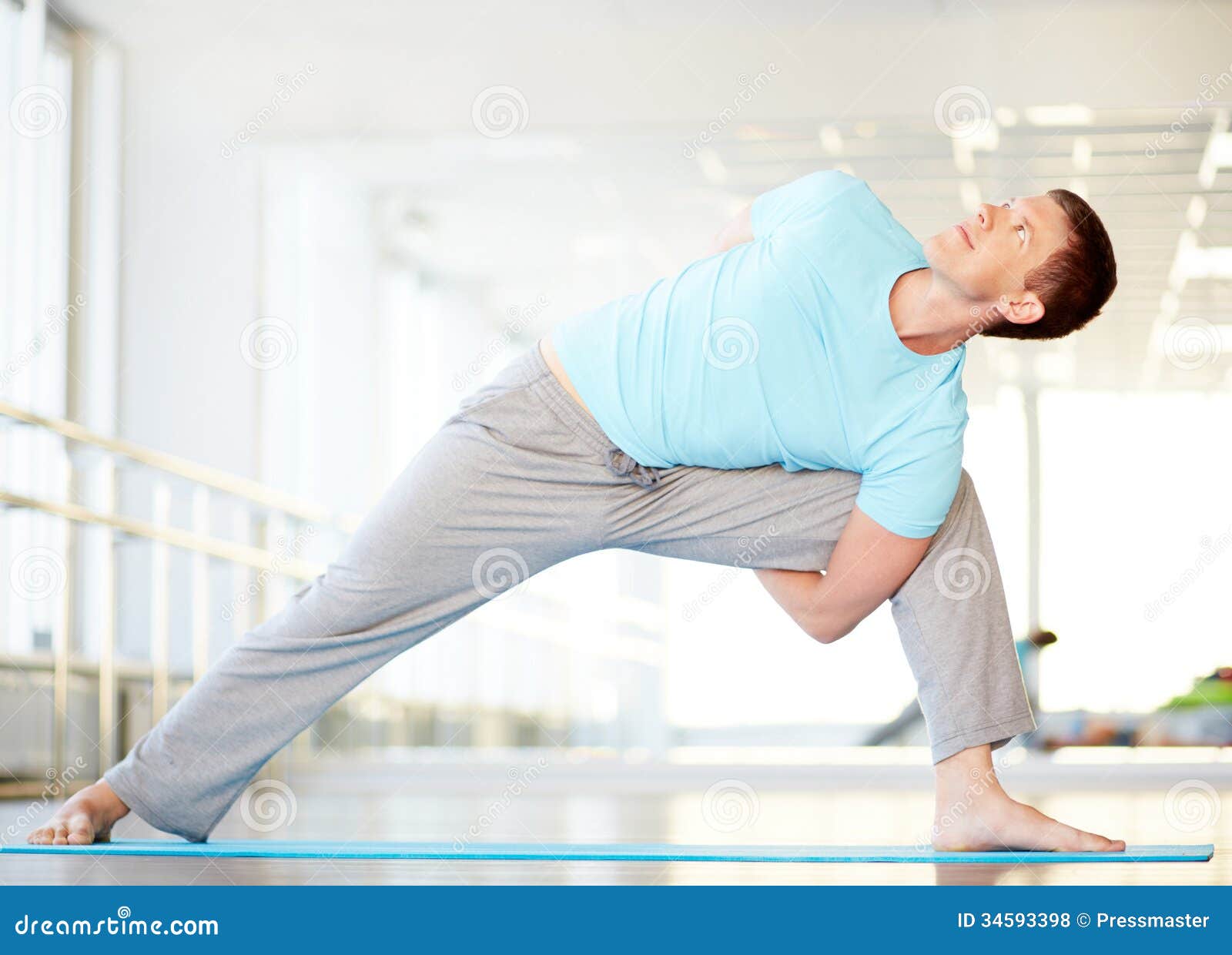 Good stretching stock photo. Image of male, serene, effort - 34593398