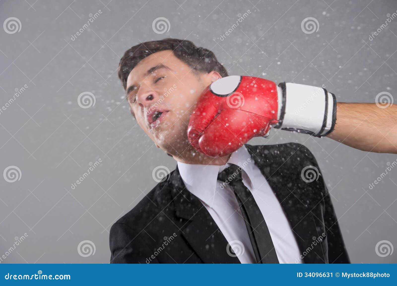 Good strike stock image. Image of boxer, gloves, competition - 34096631