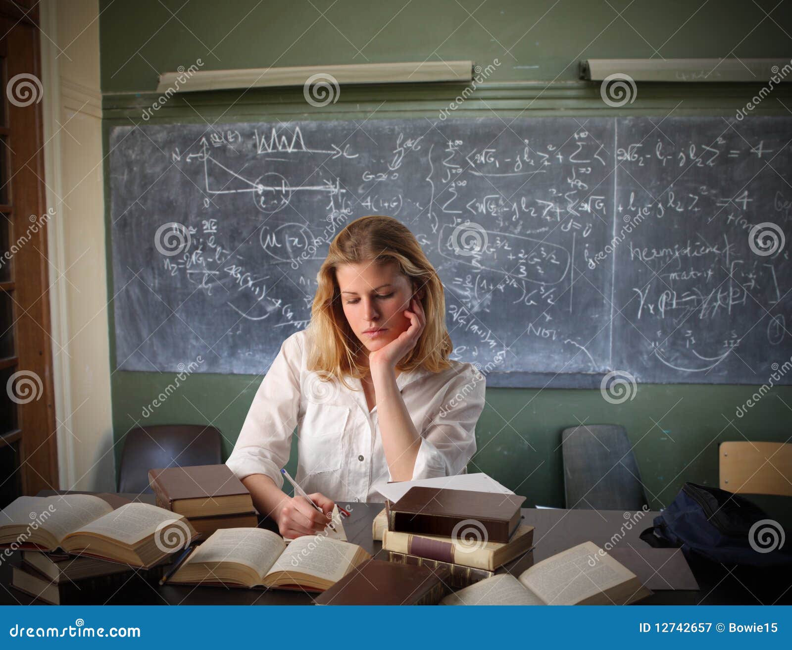 Good student stock image. Image of portrait, mathematics - 12742657