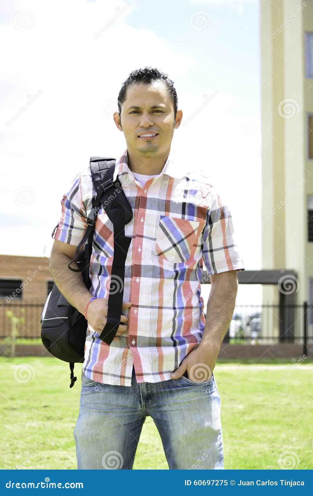 He is a good student stock image. Image of back, holding - 60697275