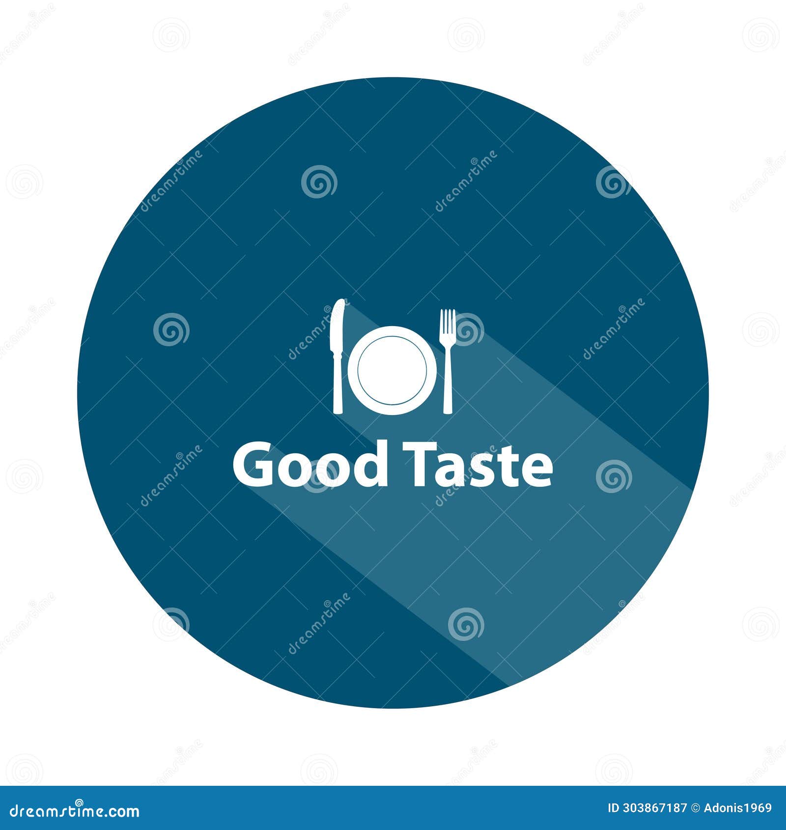 Good Taste And Great Taste Stickers Vector Illustration | CartoonDealer ...