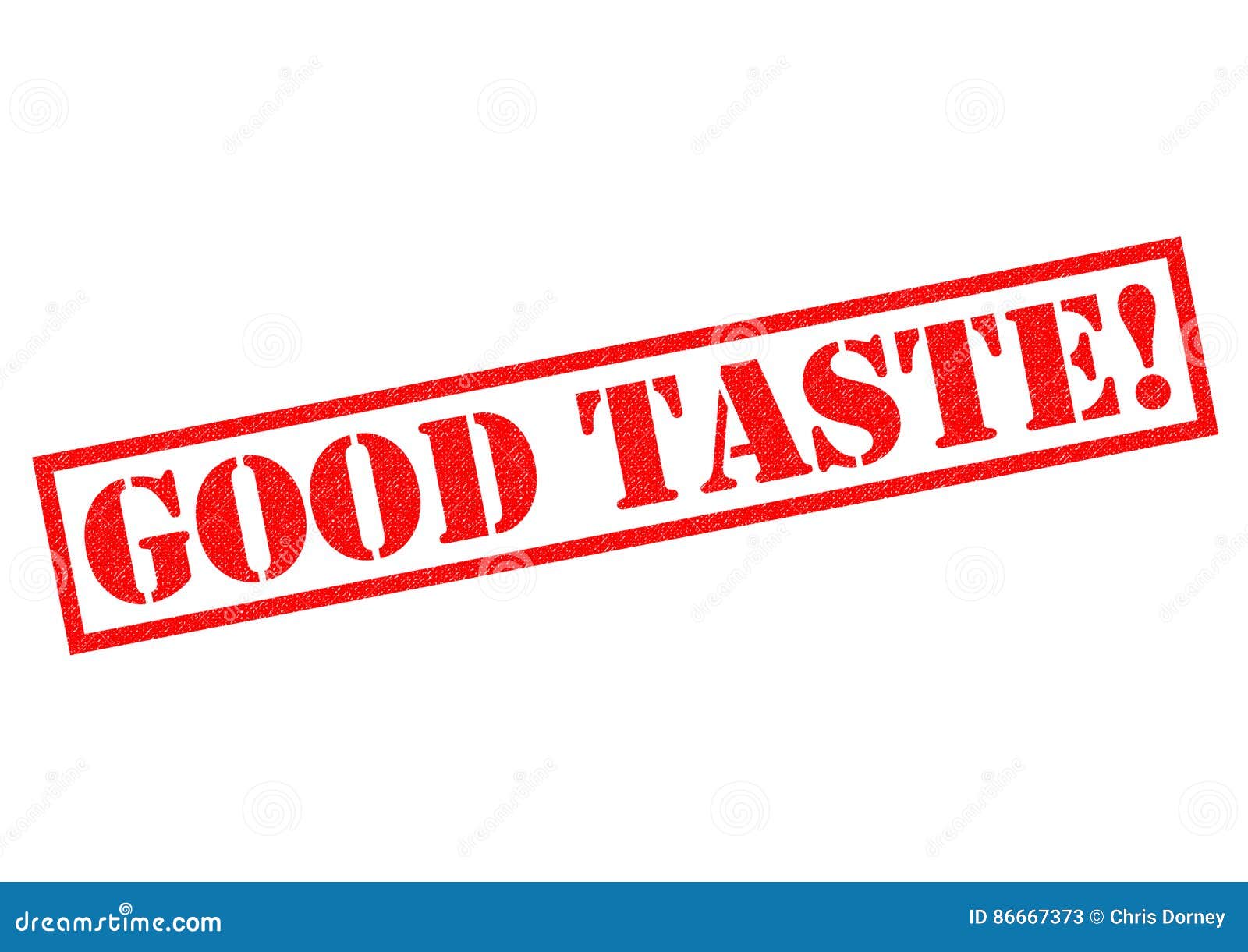 GOOD TASTE! stock illustration. Illustration of good - 86667373