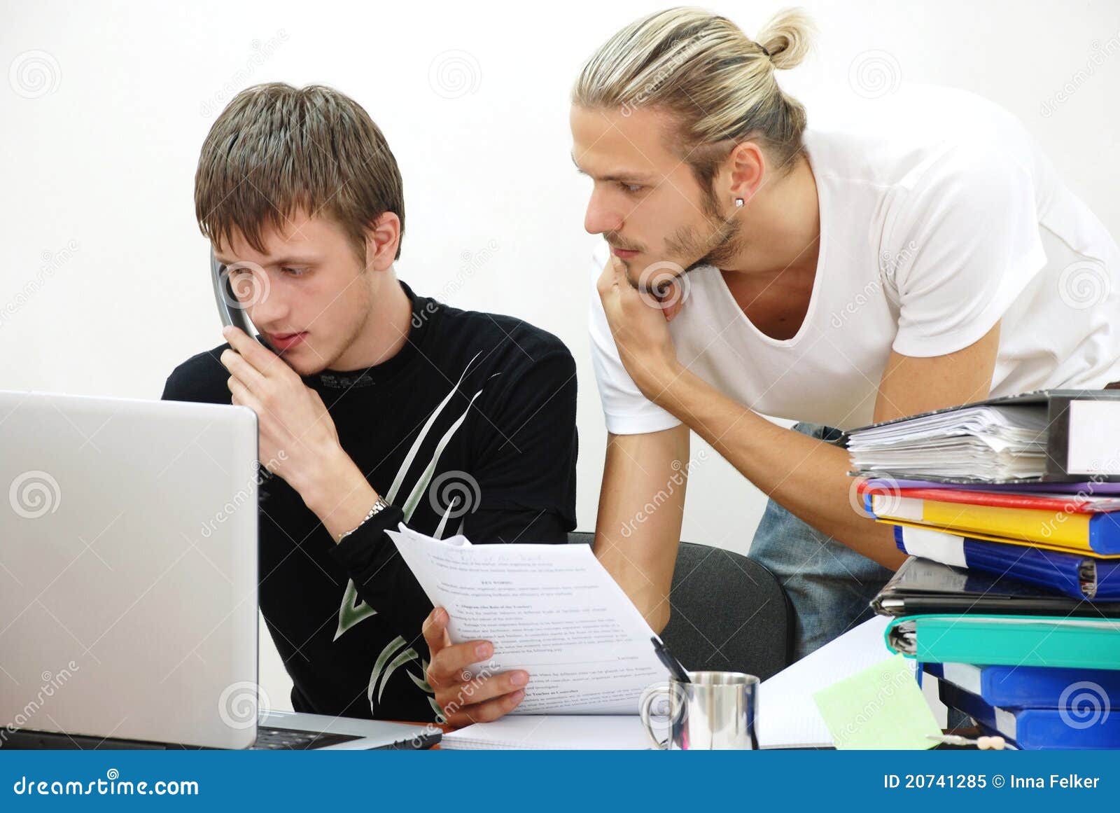 Good teamwork stock image. Image of discussion, caucasian - 20741285