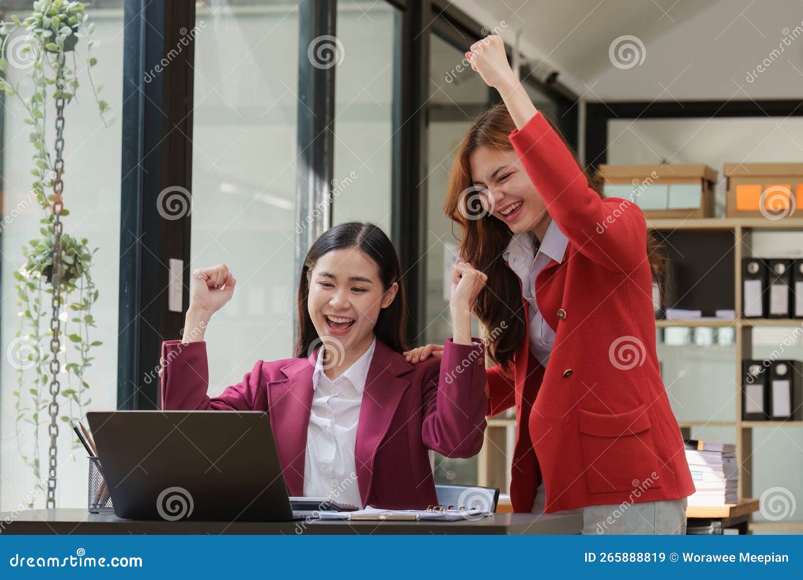 Good Teamwork Result Concept. Excited Successful Business People ... Good Teamwork Result Concept. Excited Successful Business People ...