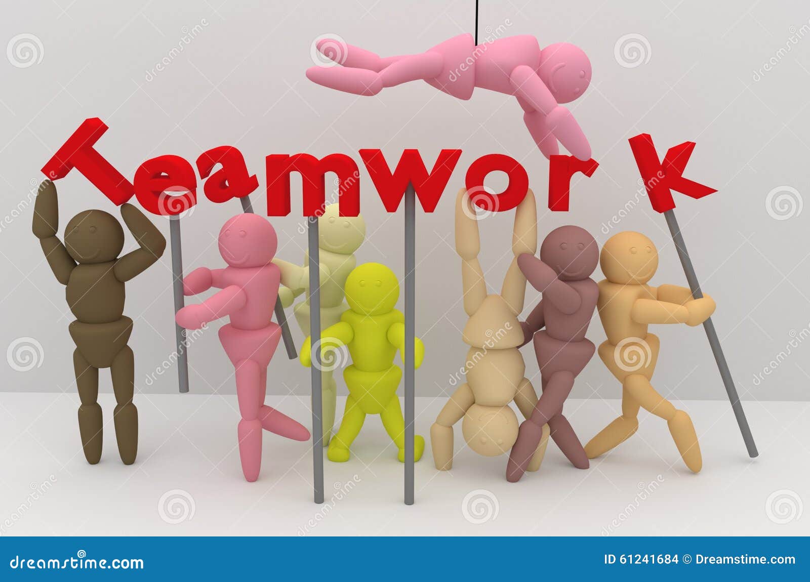Good teamwork stock illustration. Illustration of good - 61241684