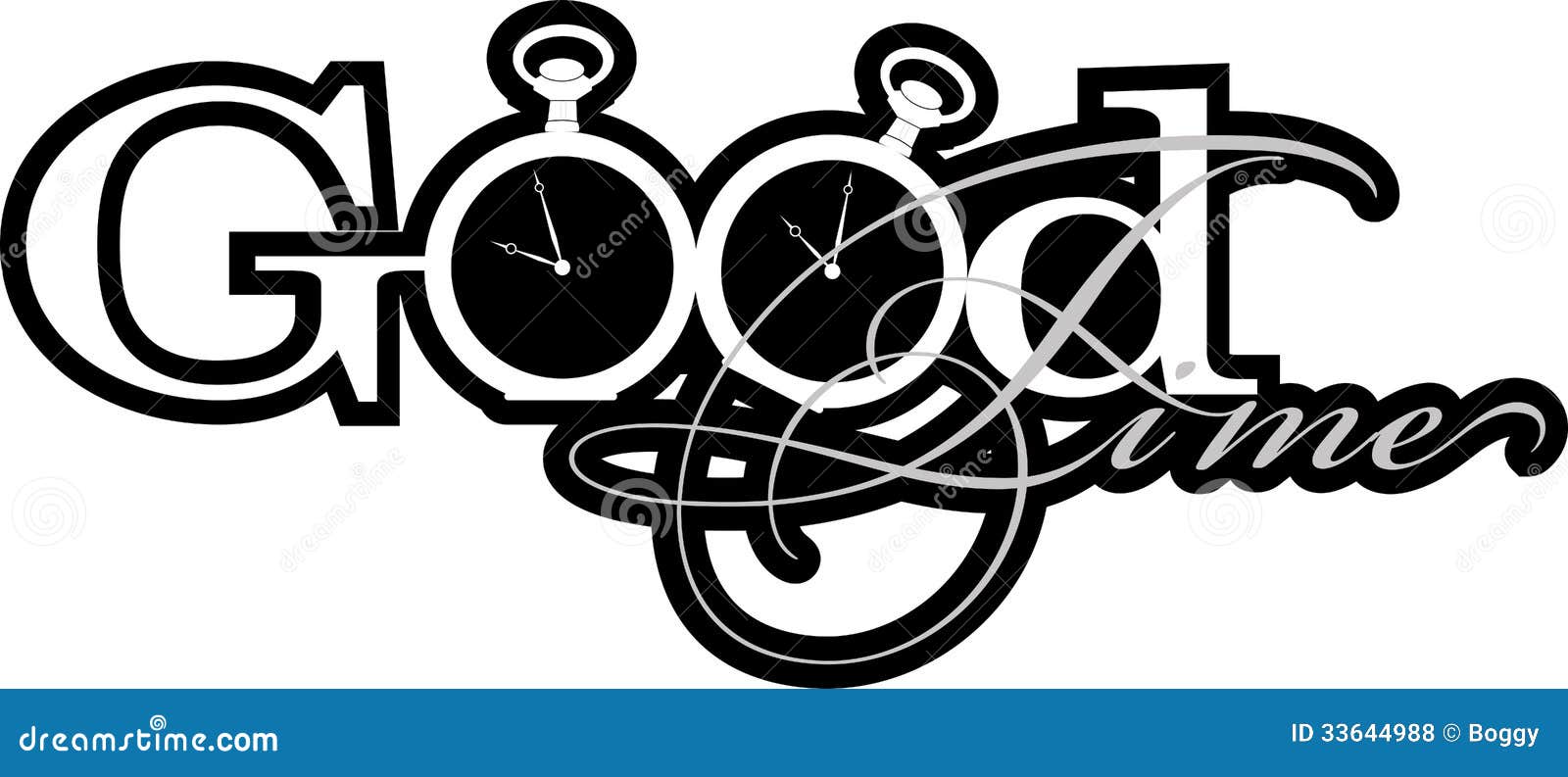 Good time stock vector. Illustration of present, inspire - 33644988