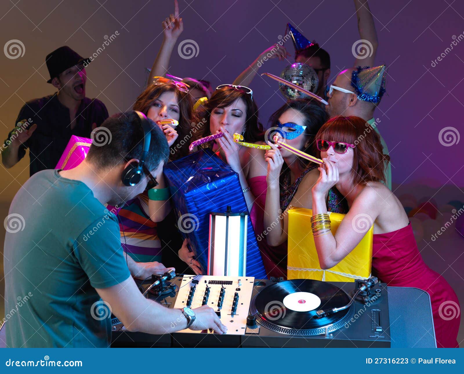 Good Times and Party Fun with Friends Stock Image - Image of friends ...
