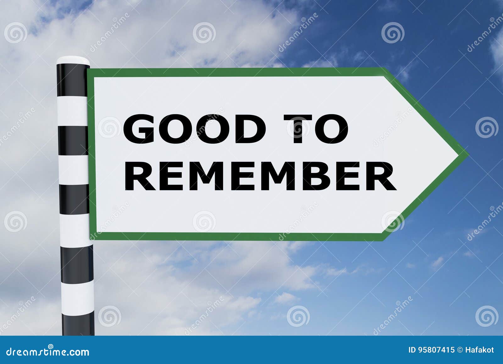 Good to Remember concept stock illustration. Illustration of office ...