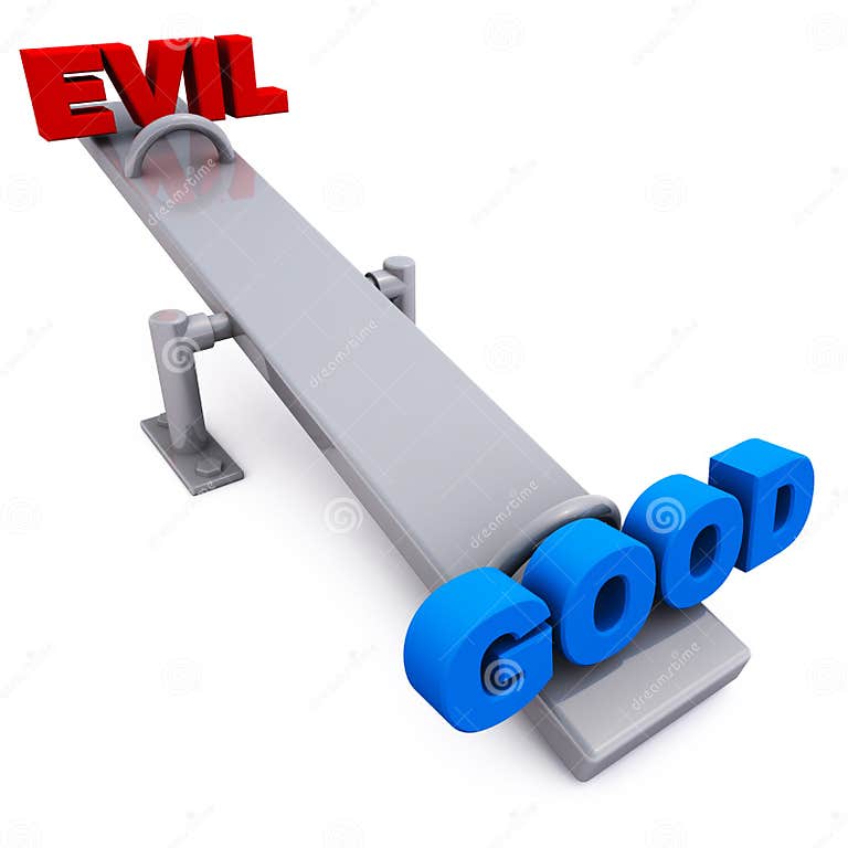 Good versus evil stock illustration. Illustration of good - 27770285