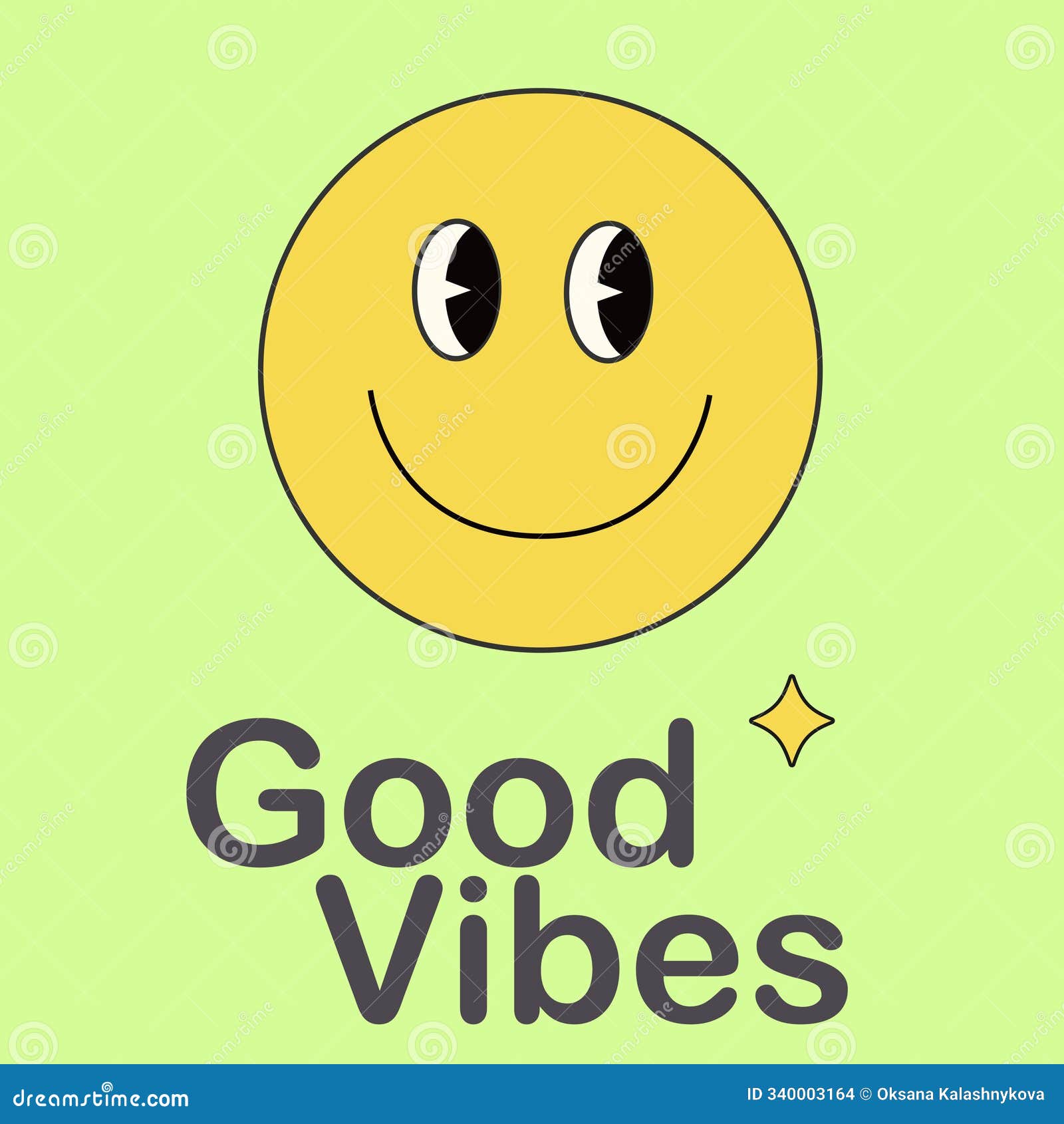 Groovy Sad Emoji Melts Vector Illustration. Cartoon Isolated ...