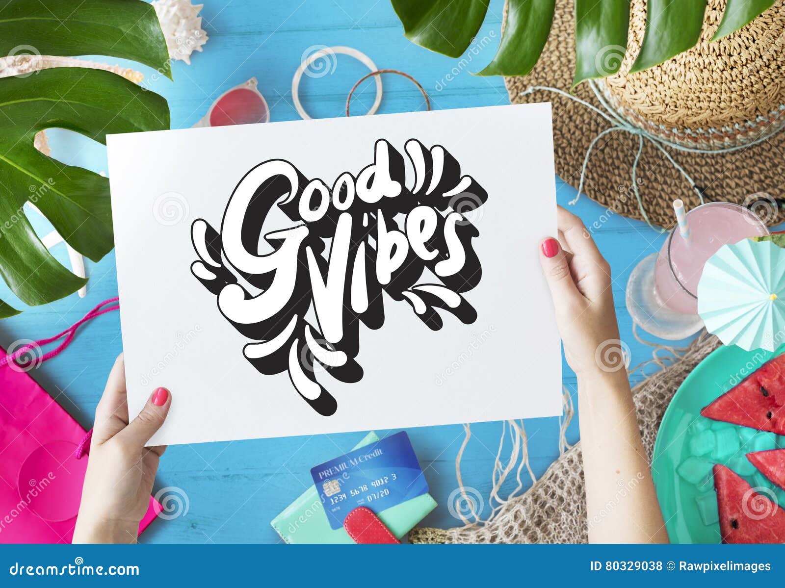 Good Vibes Sign Board Arrow Stock Photography | CartoonDealer.com ...