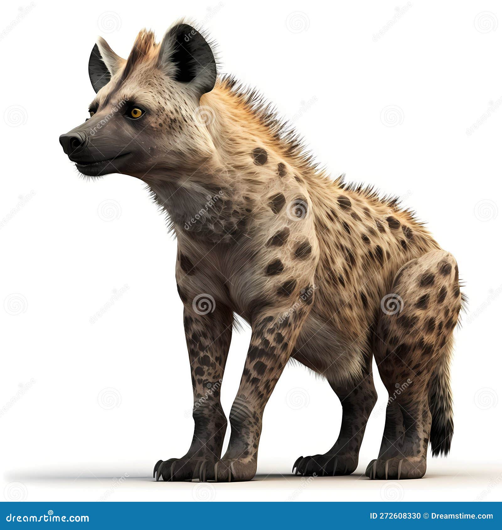 Good View Hyena Illustration. Generative AI Stock Illustration ...