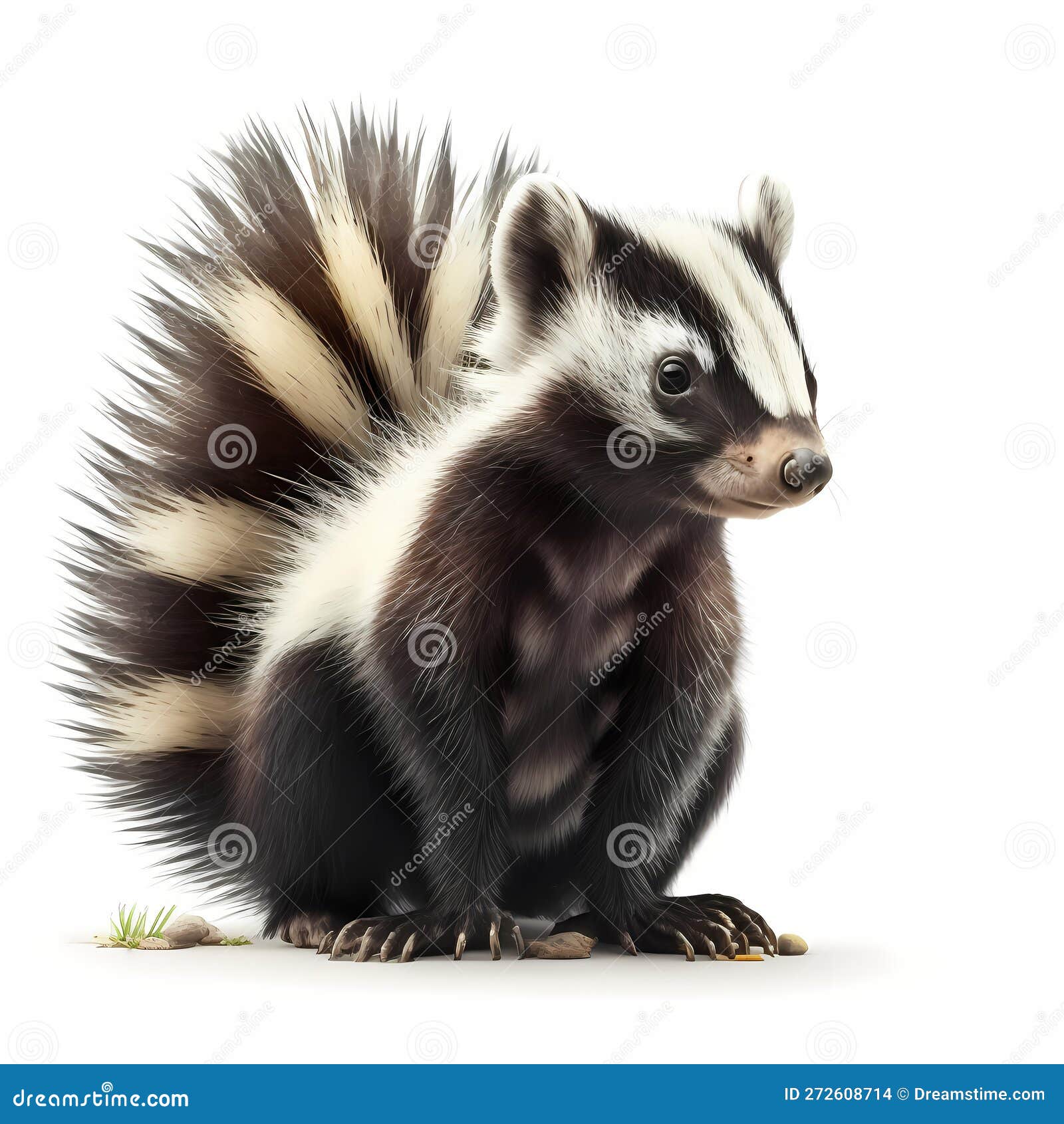 Good View Skunk Illustration. Generative AI Stock Illustration ...