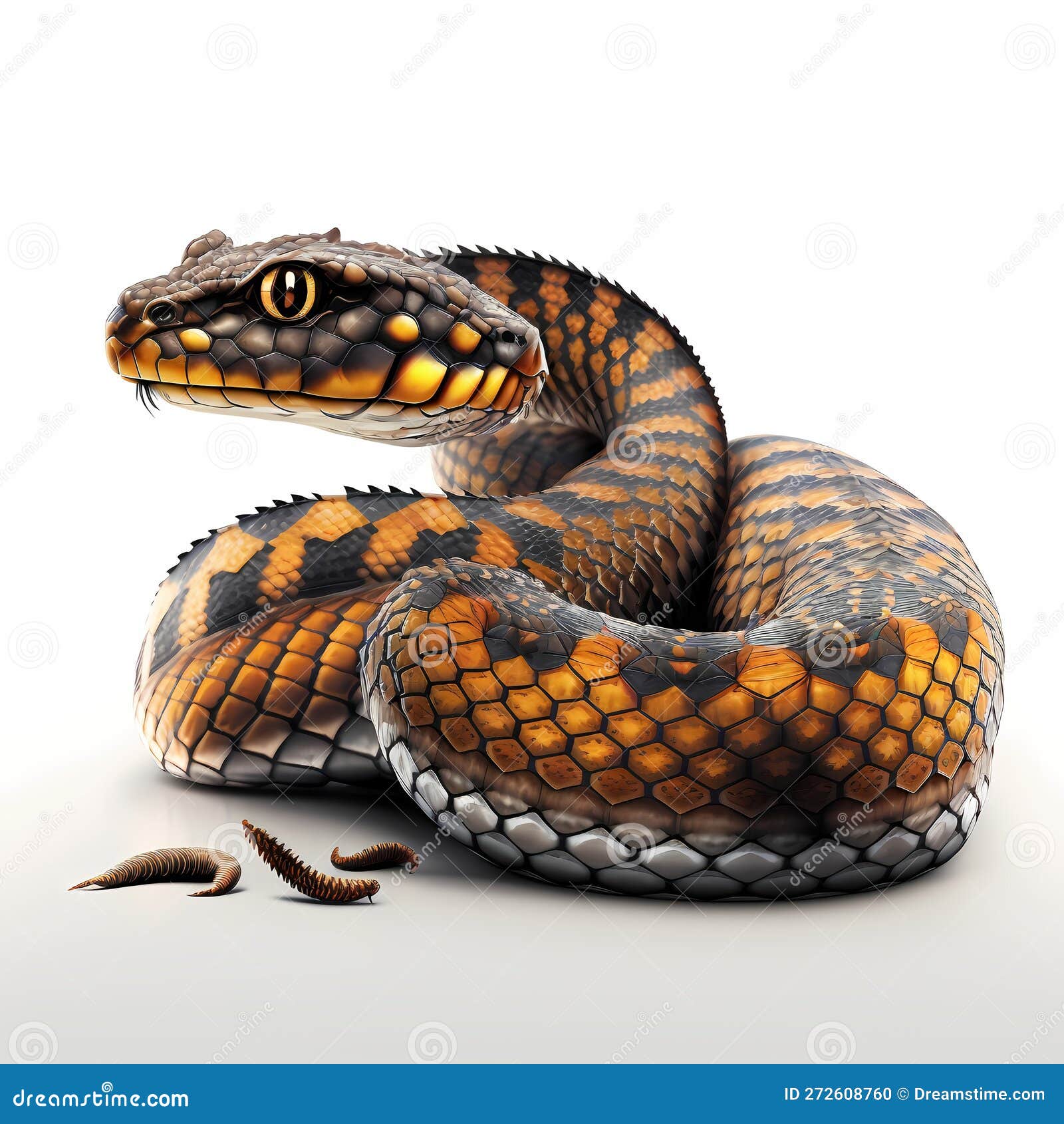 Good View Snake Illustration. Generative AI Stock Illustration ...