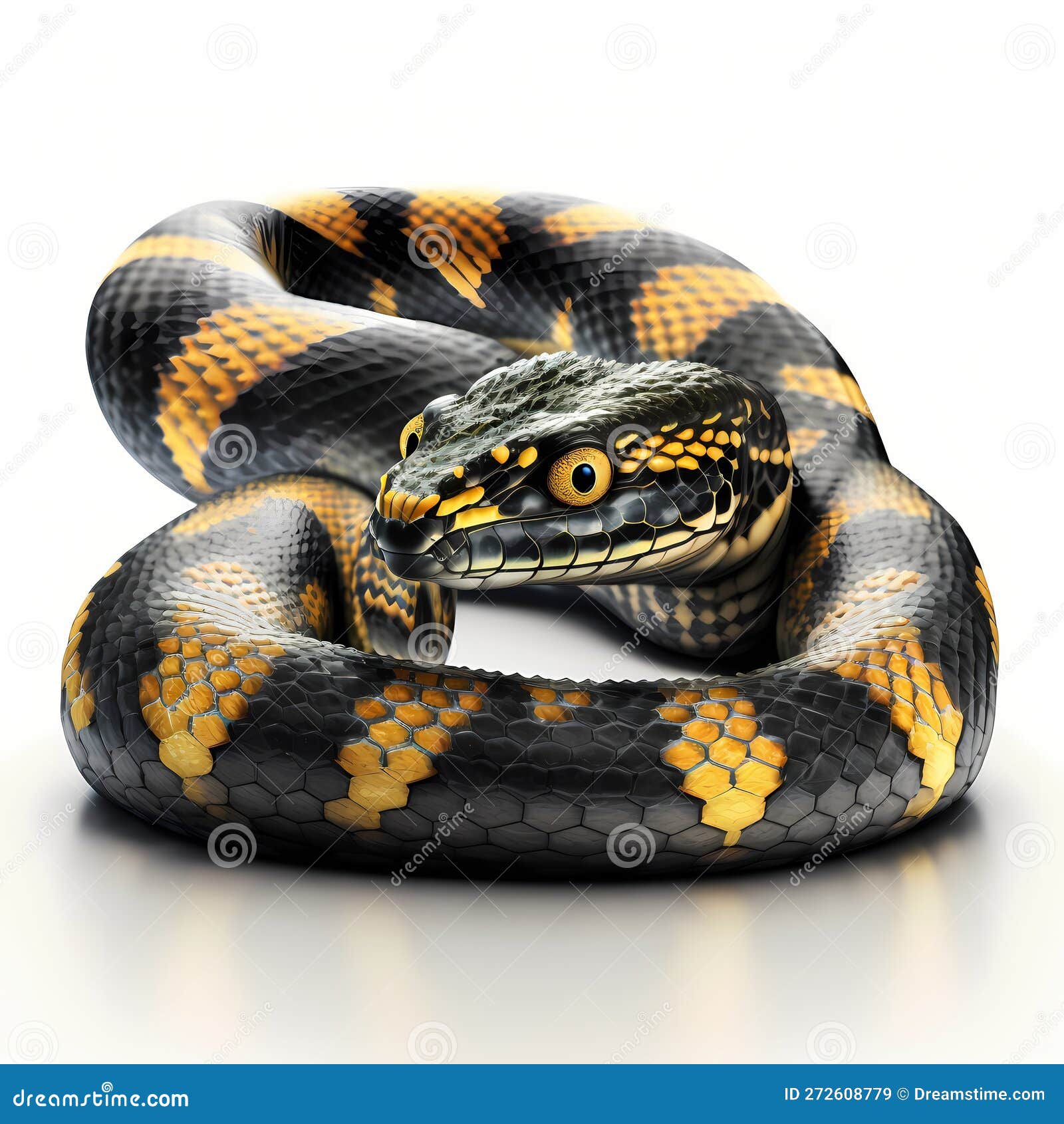 Good View Snake Illustration. Generative AI Stock Illustration ...
