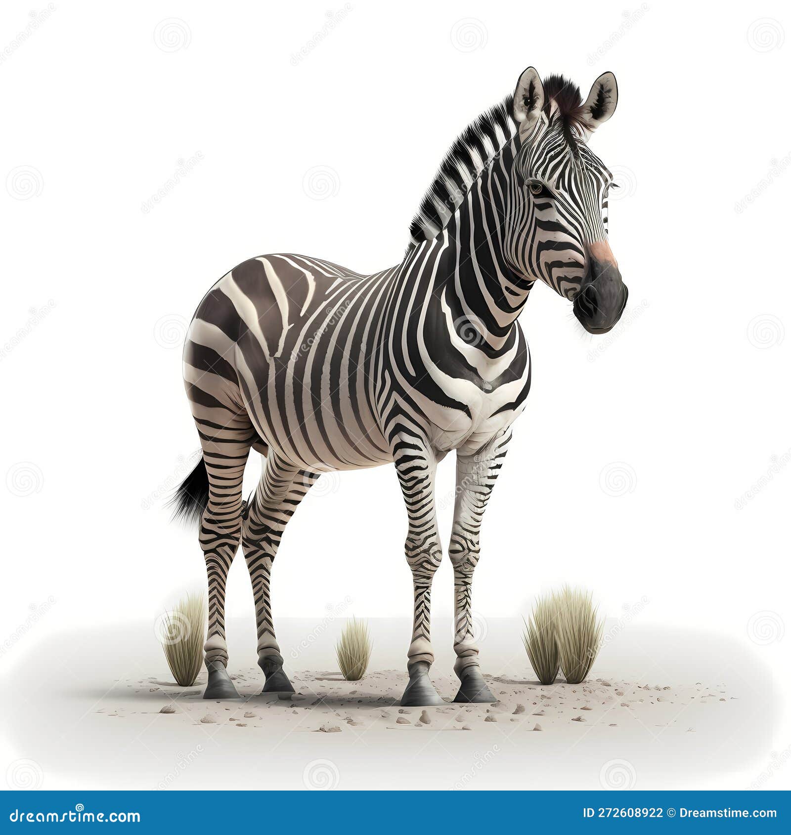 Good View Zebra Illustration. Generative AI Stock Illustration ...