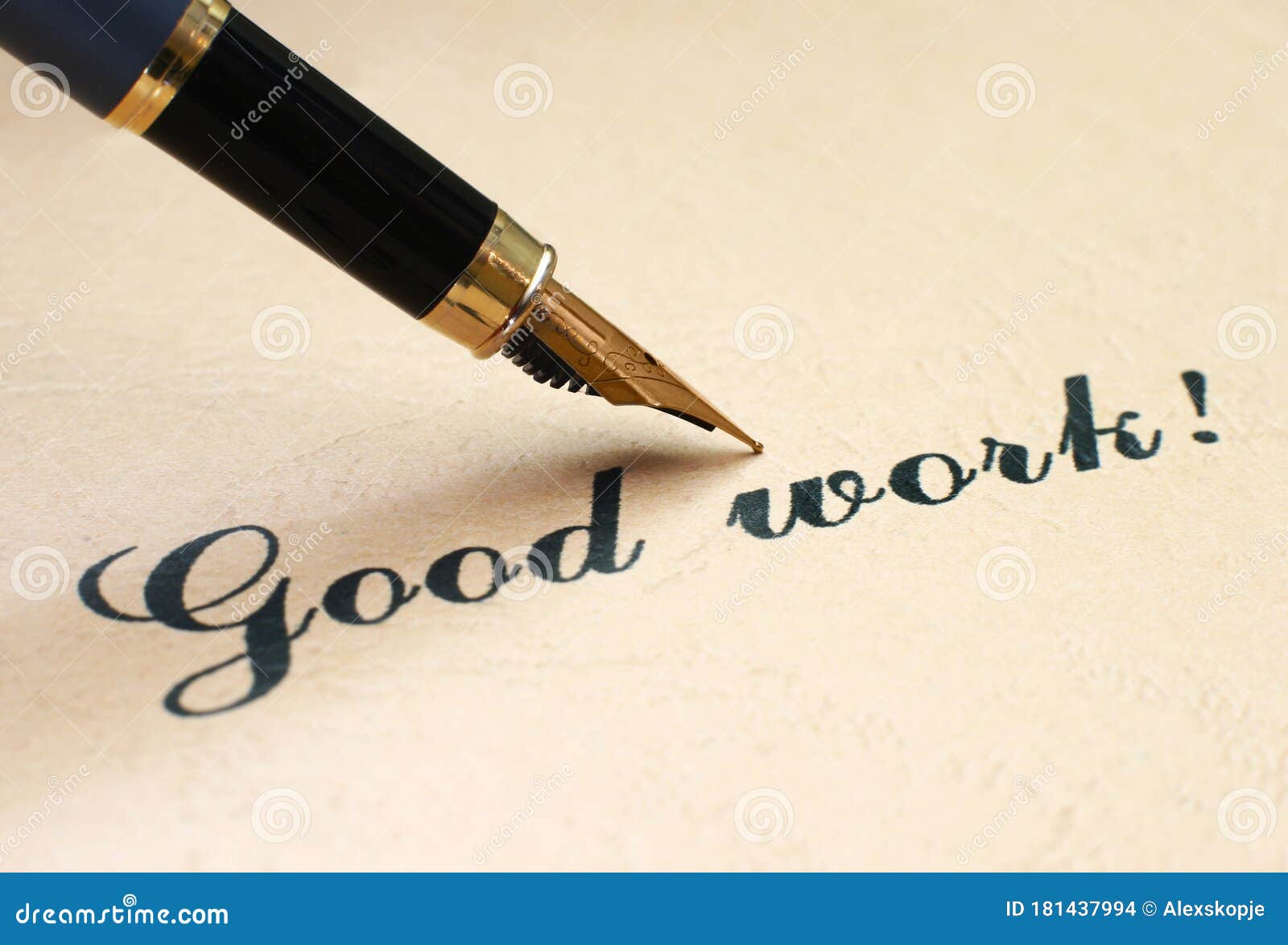 Good work stock photo. Image of businesswoman, report - 181437994