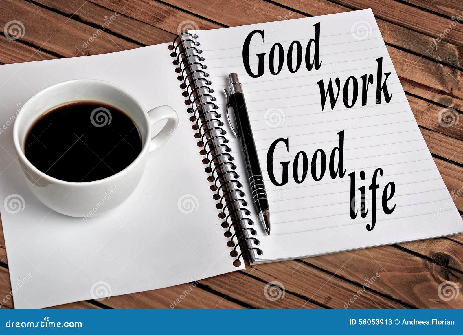 Good work Good life word stock image. Image of cafe, object - 58053913