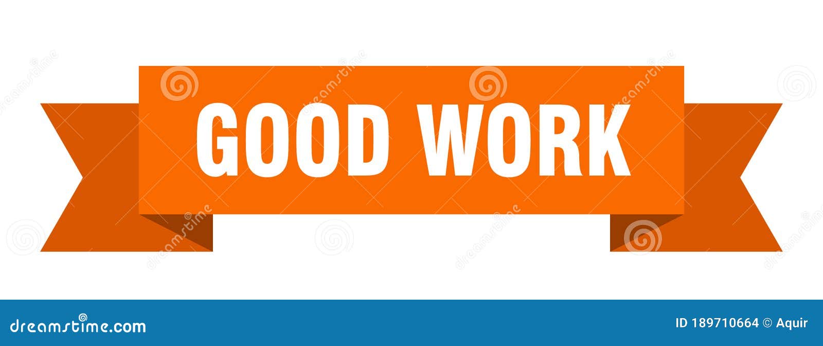 Good Work Ribbon. Good Work Isolated Band Sign Stock Vector ...