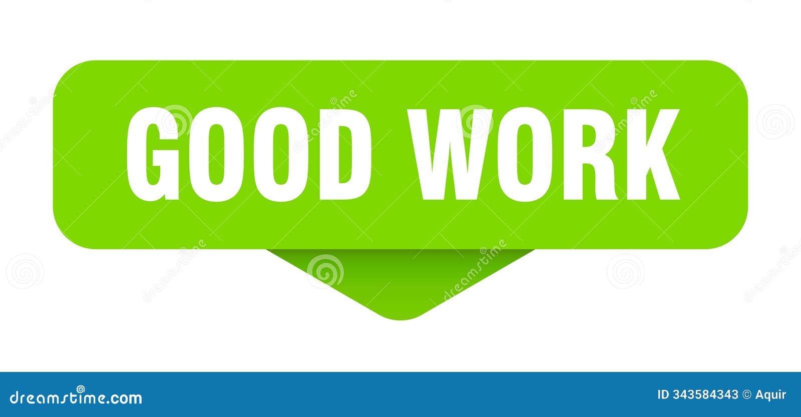 Good Work Sticker. Good Work Sign On Transparent Background Cartoon ...