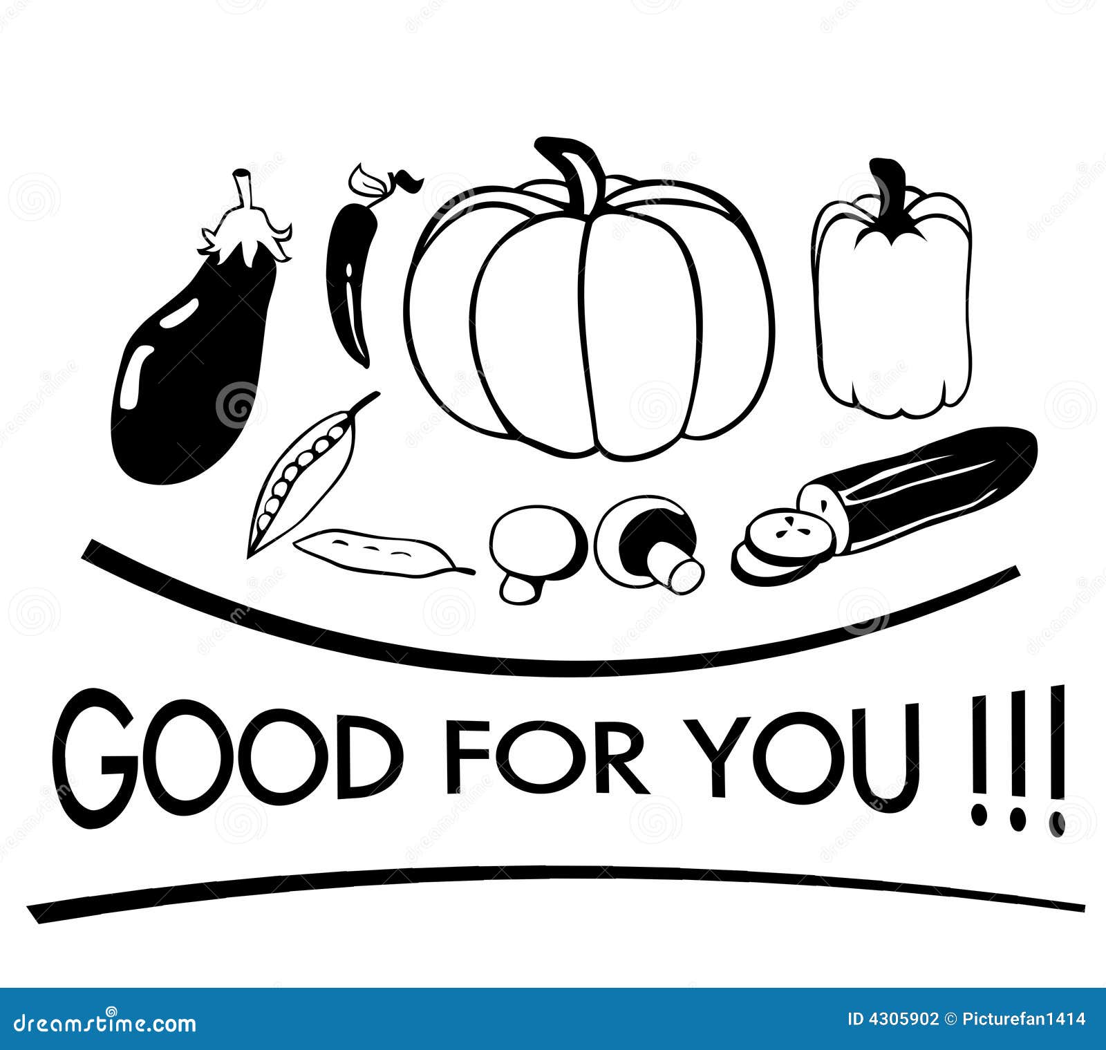 Good for you stock illustration. Illustration of vitamin - 4305902