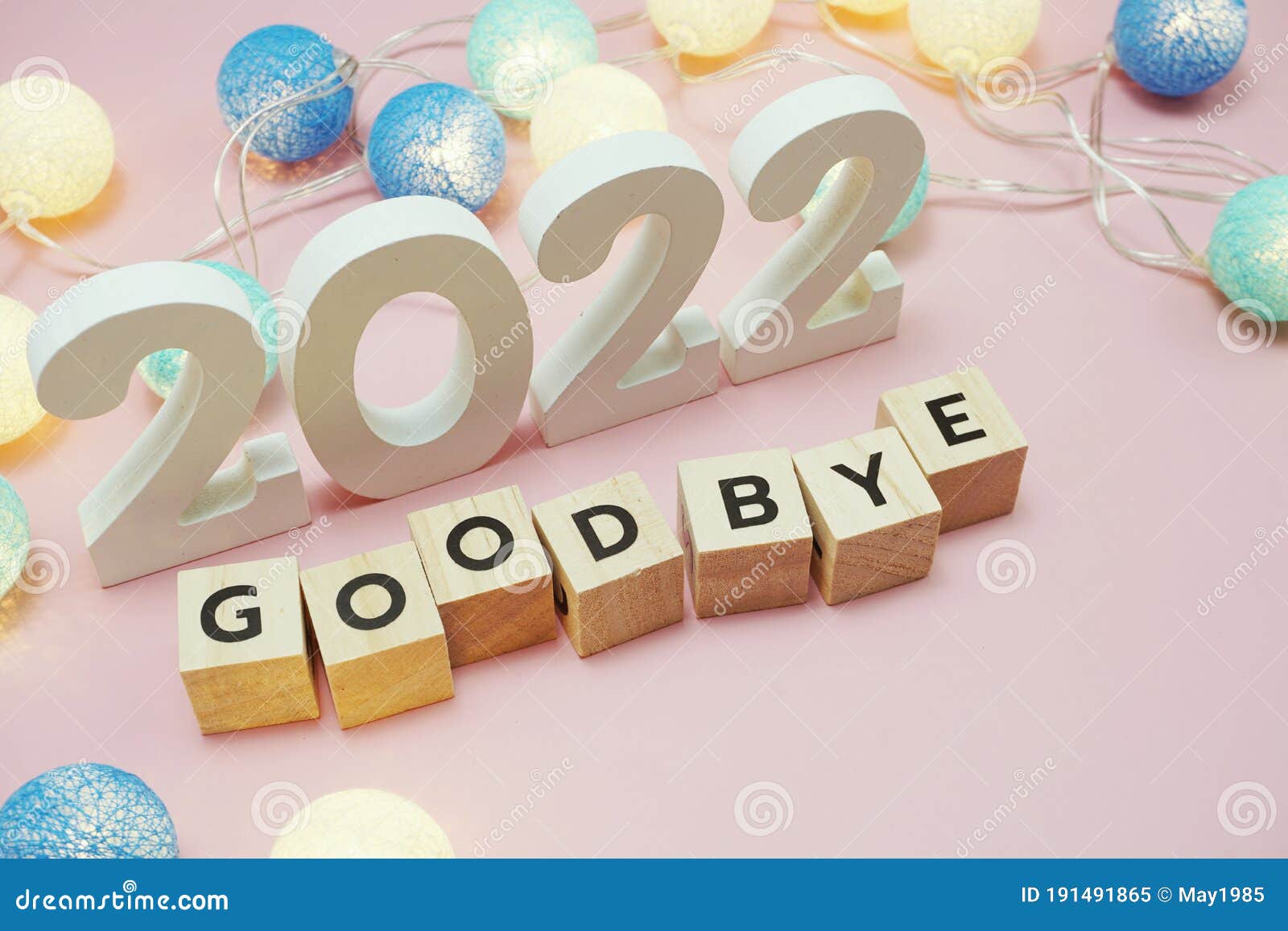 Goodbye 2022 Alphabet Letters On Marble Background Royalty-Free Stock ...