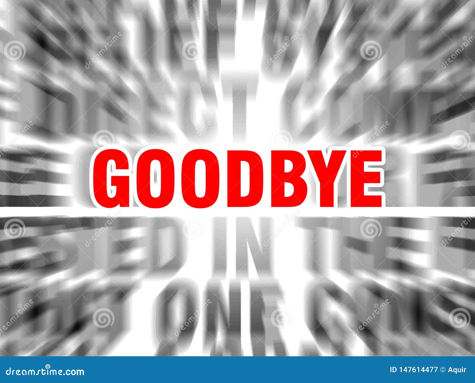 Goodbye stock vector. Illustration of sign, banner, word - 147614477