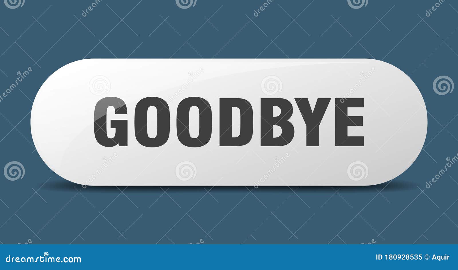 Goodbye Button. Goodbye Sign. Key. Push Button Stock Vector ...