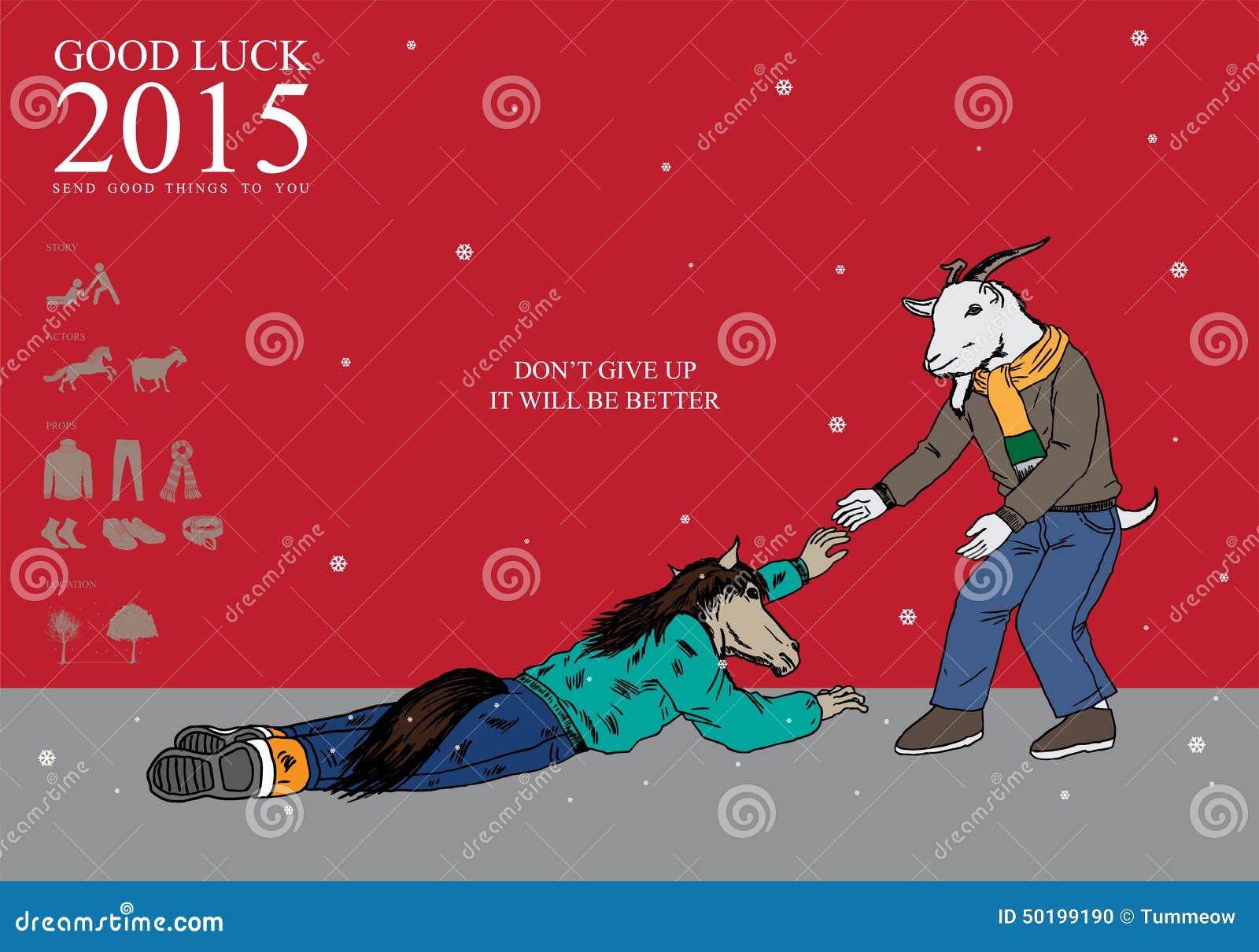 Goodbye Failure, Welcome Good Chances. Stock Vector - Illustration of ...