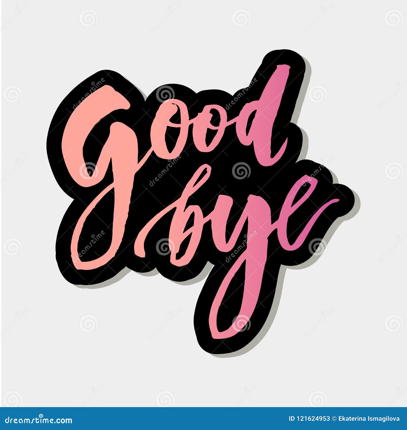 Goodbye Lettering Calligraphy Phrase Bye Vector Sticker Stock ... Goodbye Lettering Calligraphy Phrase Bye Vector Sticker Stock ...