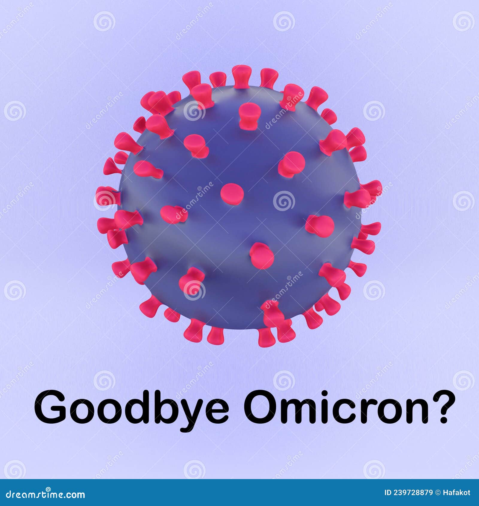 Goodbye Omicron? concept stock illustration. Illustration of covid ...