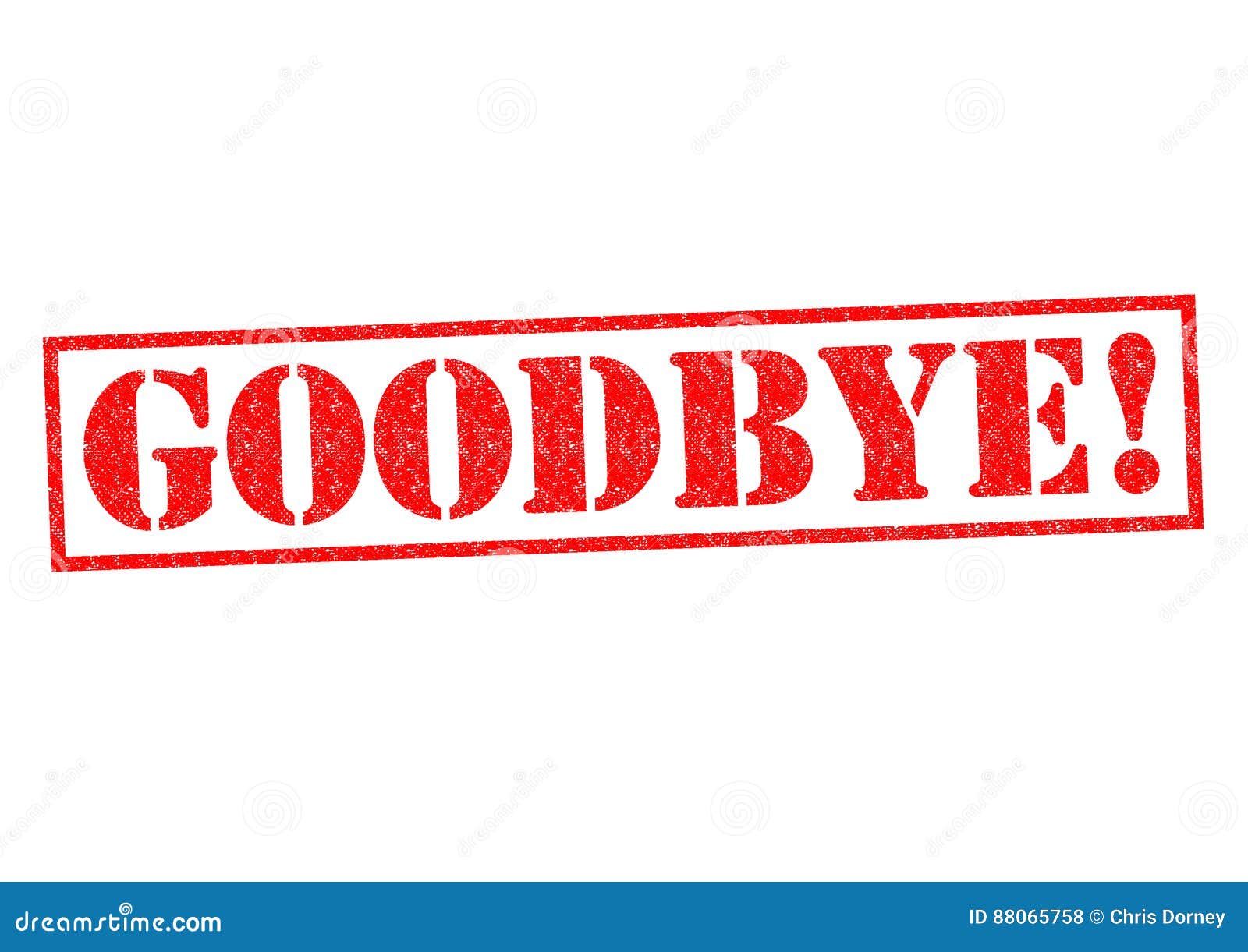 GOODBYE! Stock Photography | CartoonDealer.com #88065758
