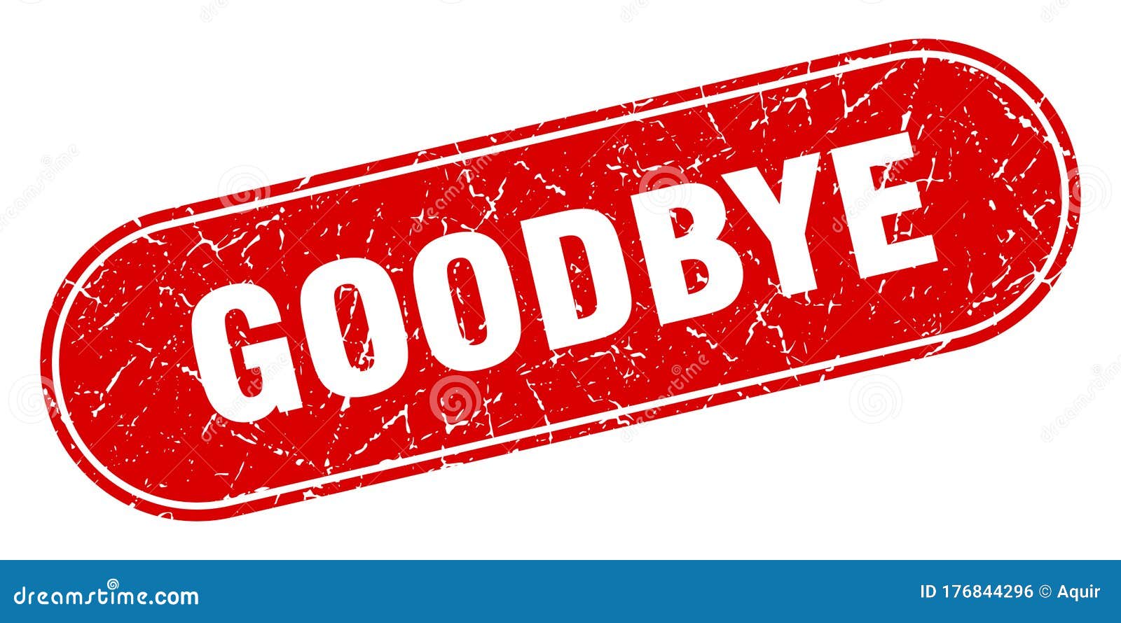 Goodbye Sign. Goodbye Grunge Stamp Stock Vector - Illustration of sign ...