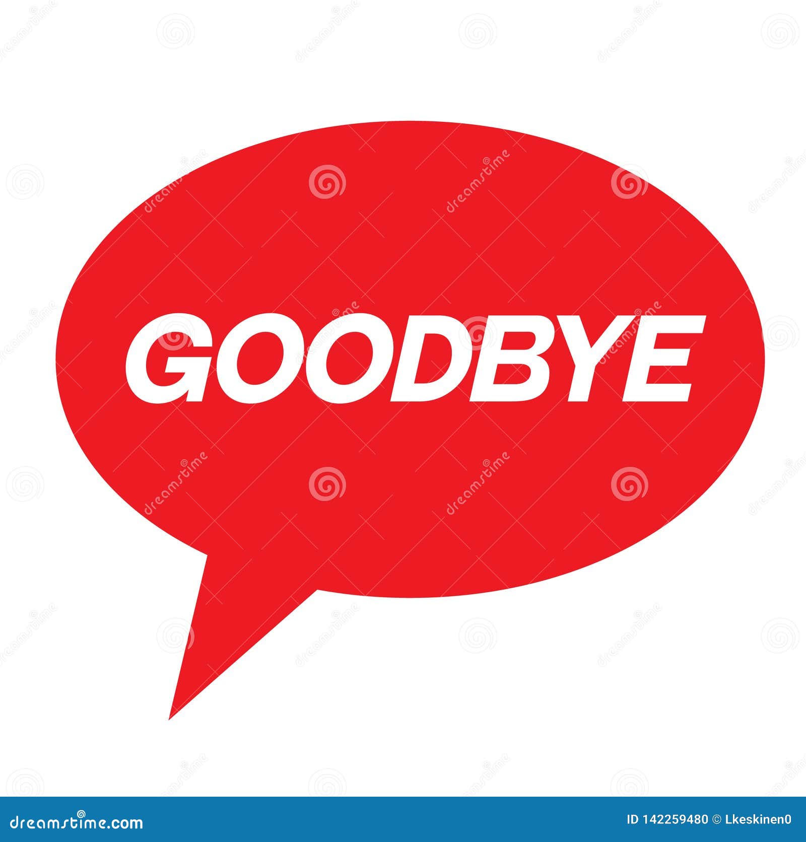 Goodbye stamp on white stock vector. Illustration of symbol - 142259480