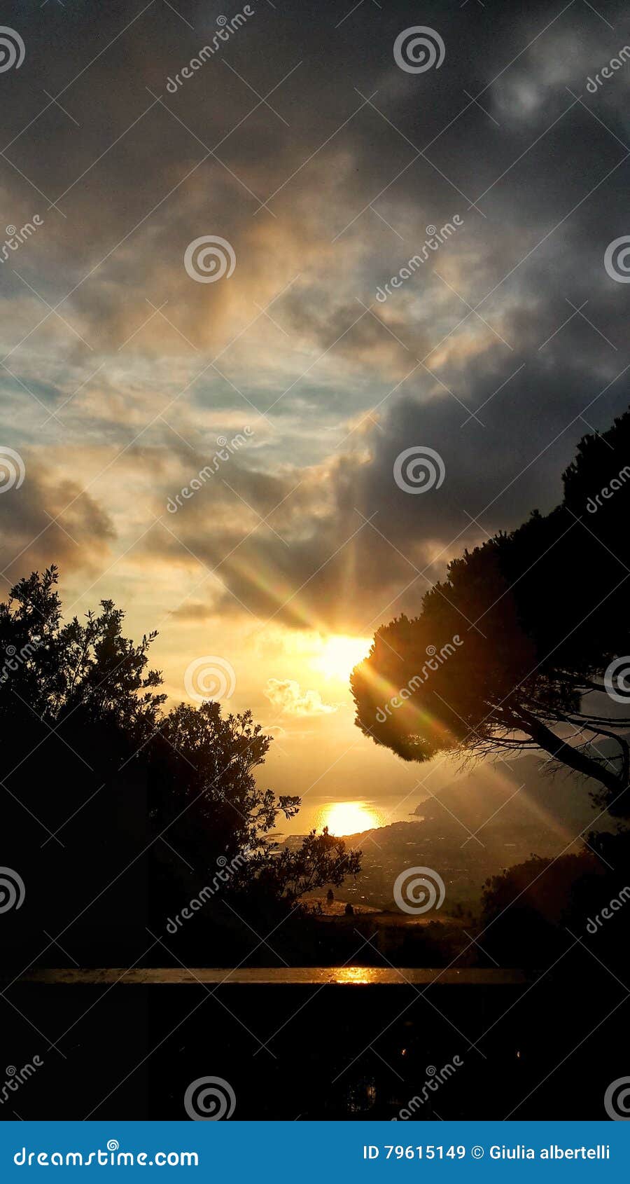 Goodbye stock image. Image of goodbye, sunset, mountain - 79615149