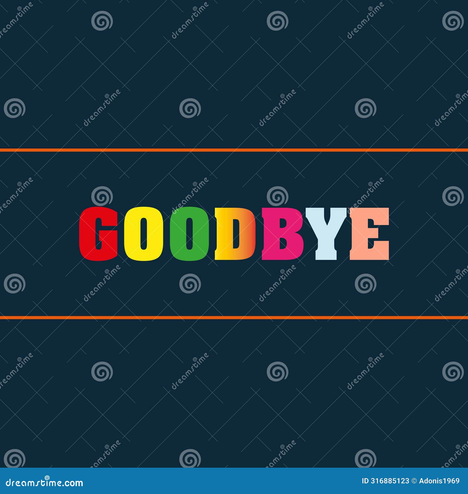 Goodbye Word Tag Cloud, How To Say Farewell Vector Illustration ...