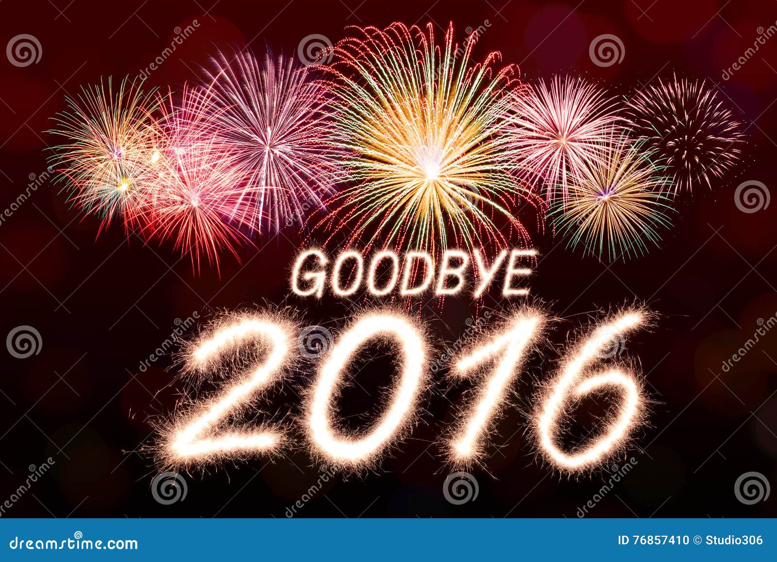 2017 stock photo. Image of background, firework, text - 76857410