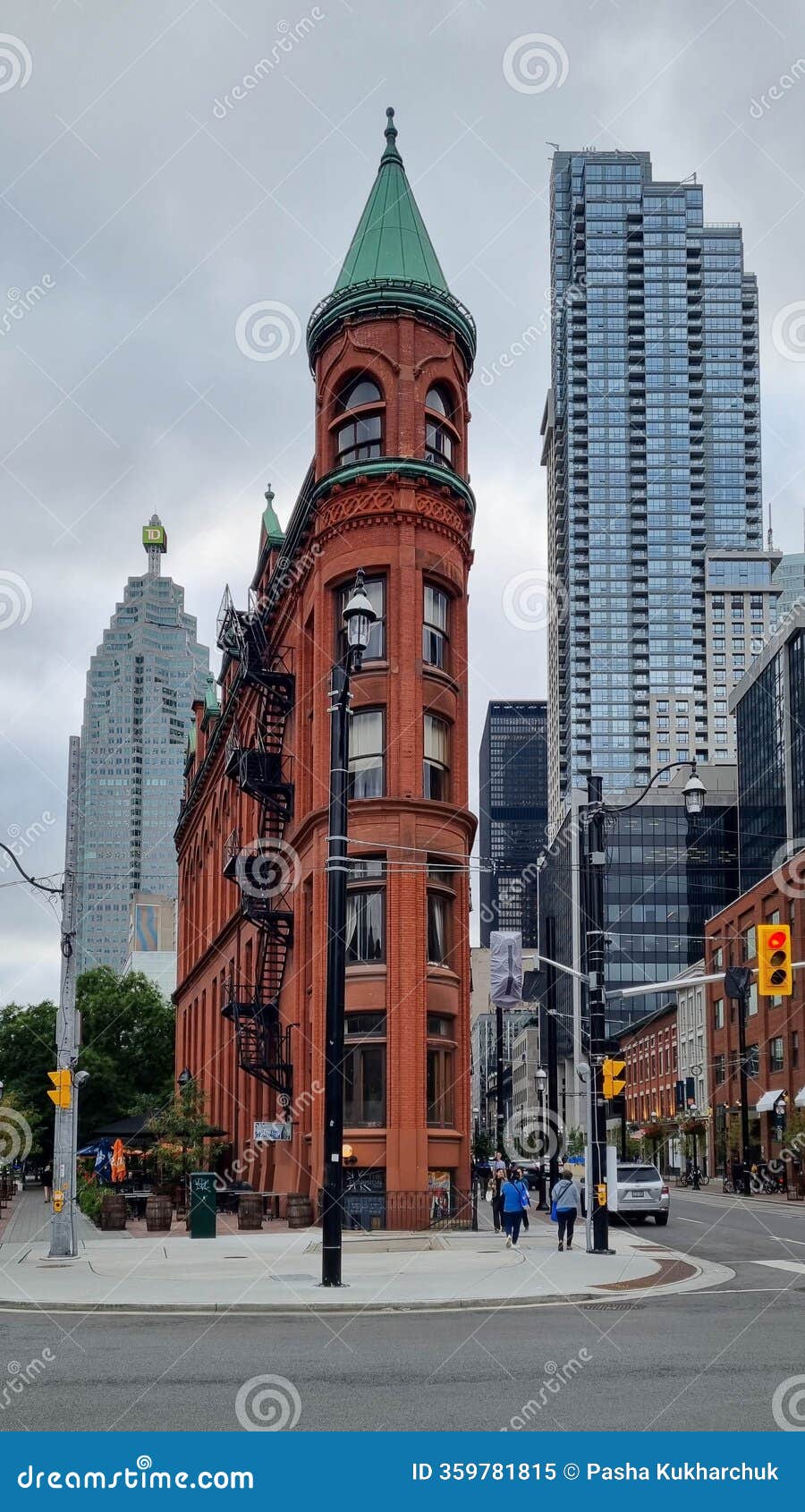 The Gooderham Building, Also Known As The Flatiron Building In Toronto ...