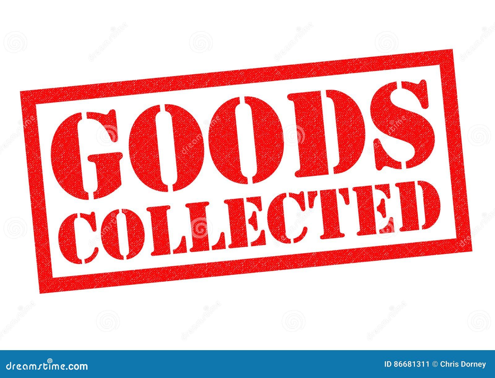 GOODS COLLECTED stock illustration. Illustration of item - 86681311
