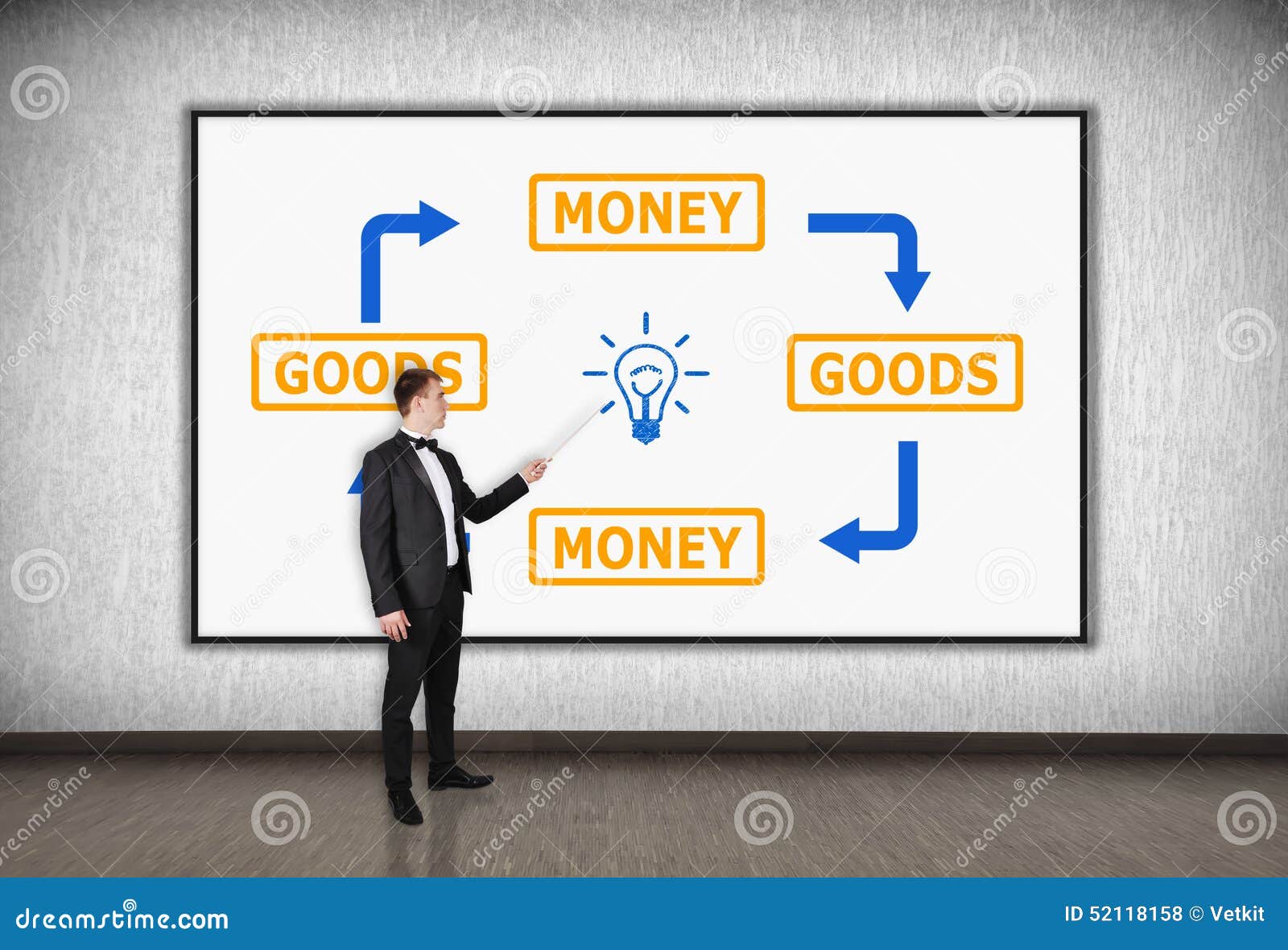 Goods and money stock photo. Image of metaphor, people - 52118158