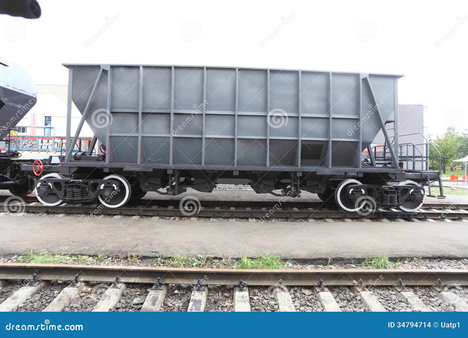 Goods wagon stock photo. Image of wheel, station, steel - 34794714