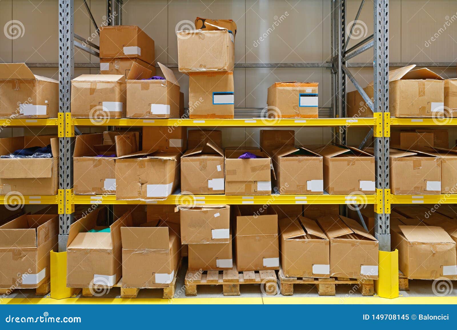 Goods in Warehouse stock image. Image of industry, storage - 149708145